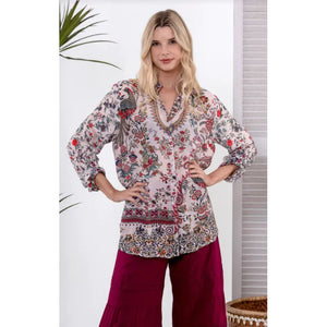 Cienna Phoenix Silk Shirt